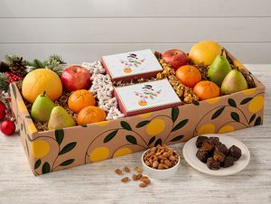 Deluxe Fruit & Snacks Gift Box