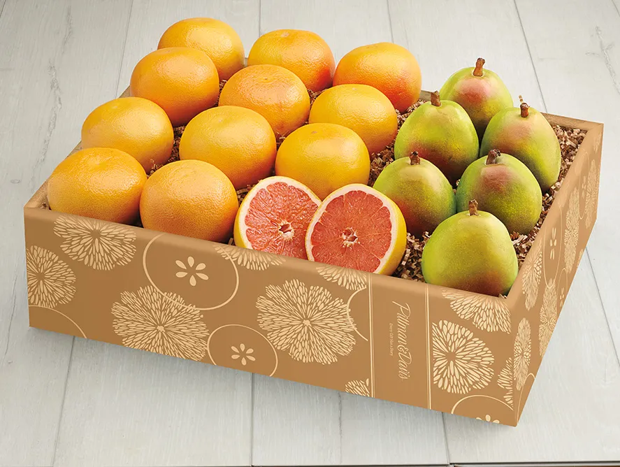 12 Rio Ruby Red Grapefruit, Plus 6 King Comice Pears