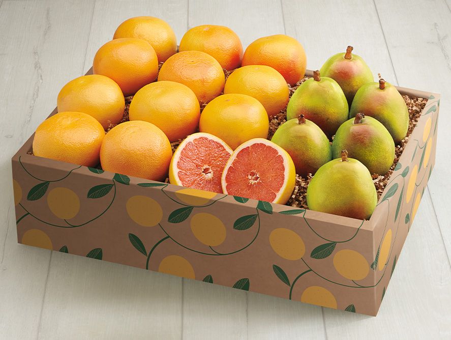 Citrus Gift Boxes and King Comice Pears | Pittman & Davis