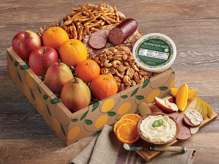 Deluxe Fruit & Snacks Gift Box