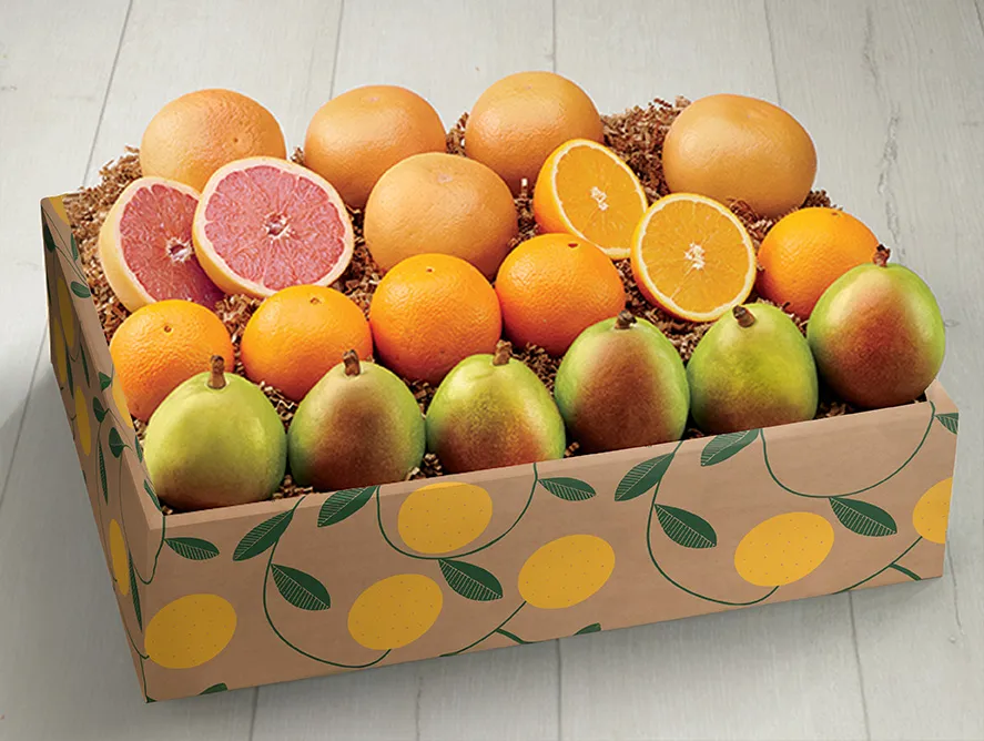 Rio Ruby Red Grapefruit, Navel Oranges plus King Comice Pears