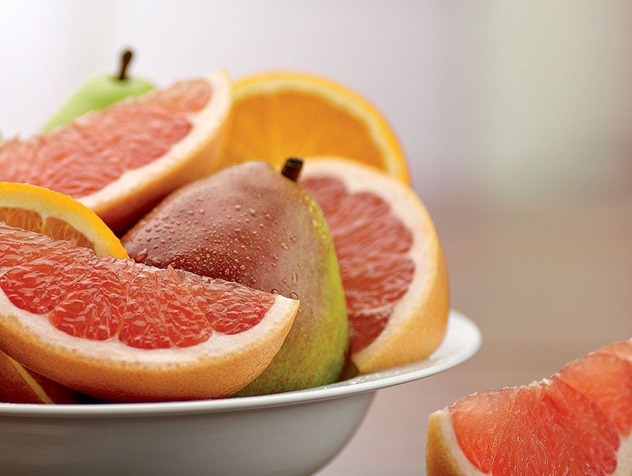 Rio Ruby Red Grapefruit, Navel Oranges plus King Comice Pears