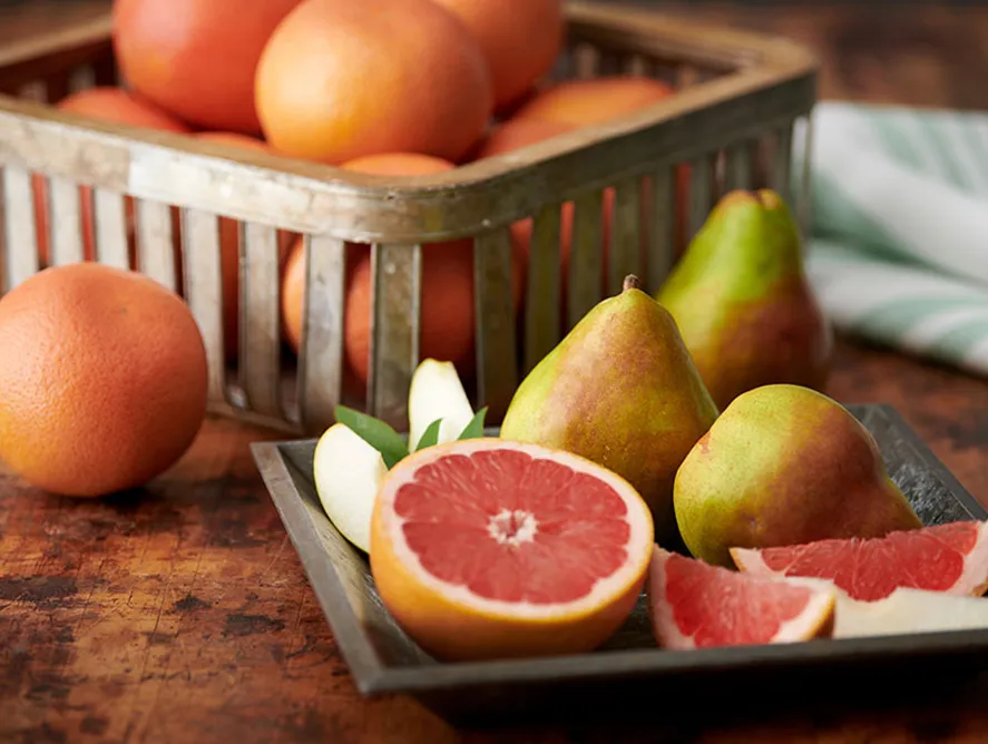 Rio Ruby Red Grapefruit plus King Comice Pears