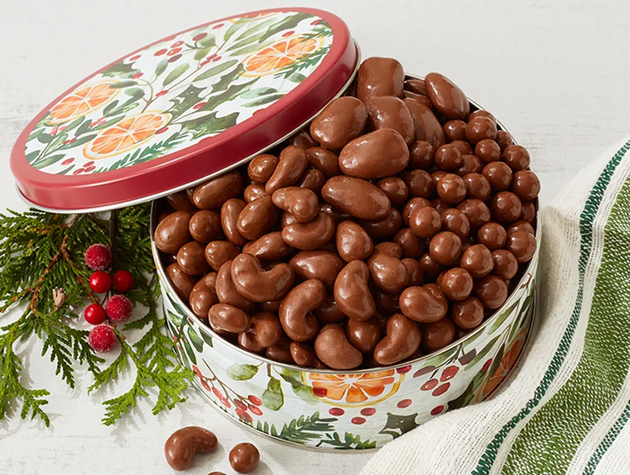 Chocolate-Covered Nut Quartets